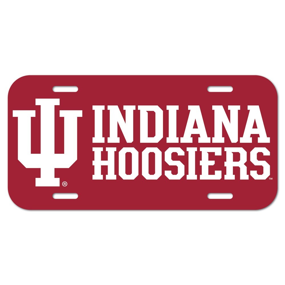 Indiana Hoosiers Wincraft NCAA Plastic License Plate | eBay