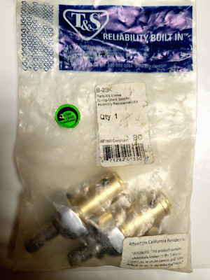 T&S B-23K SPRING CHECK SPINDLE ASSEMBLY REPLACEMENT KIT | eBay