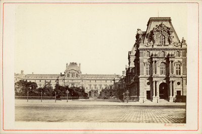 Achille Quinet, France, Paris, Le Louvre, ca.1880, Vintage albumen ...