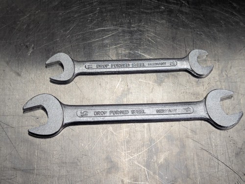 German Auto Tool Kit Wrenches / 10x11 14x15 / Porsche 356, 911 Others ...