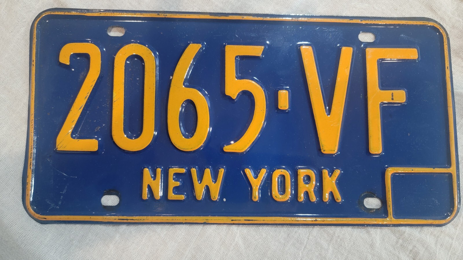 Vintage License Plates New York ( NY ) 1966 67 68 69 70 71 1972 Blue ...
