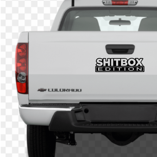2PC SHITBOX Edition Decal Car Truck Badge Fender Window Stickers | eBay