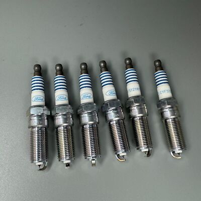 GENUINE FORD Motorcraft Spark Plug 6PCS For Ford Edge Lincoln MKX MKZ ...