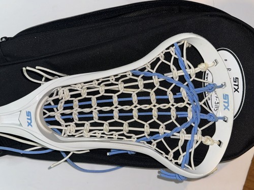 STX Hammer 500 White And Blue Lacrosse Head w/StringKing Type 3s Semi-Soft Mesh | eBay