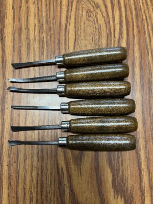 Harmen USA Six (6) Piece Carving Woodcarving Fine Chisel Set USA | eBay