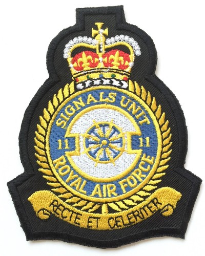 RAF 11 SIGNALS UNIT CREST Military Embroidered Patch MOD Approved | eBay