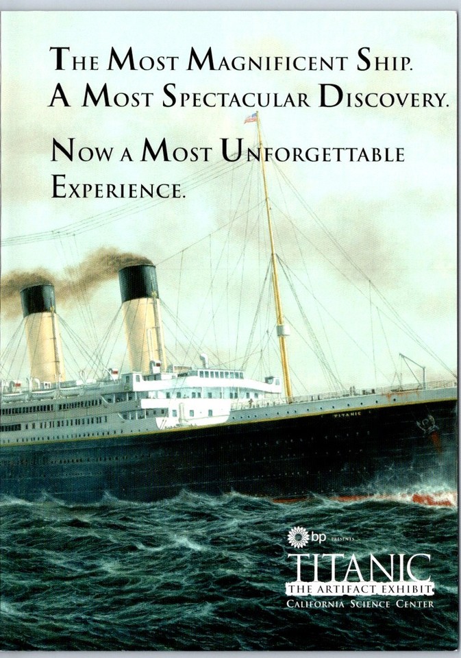 2003 Titanic Artifact Exhibit California Science Center Pre-Screening ...