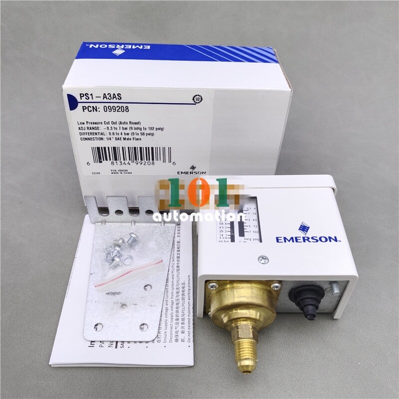 1PCS New For EMERSON PS1-A3AS Pressure Switch/controller | eBay