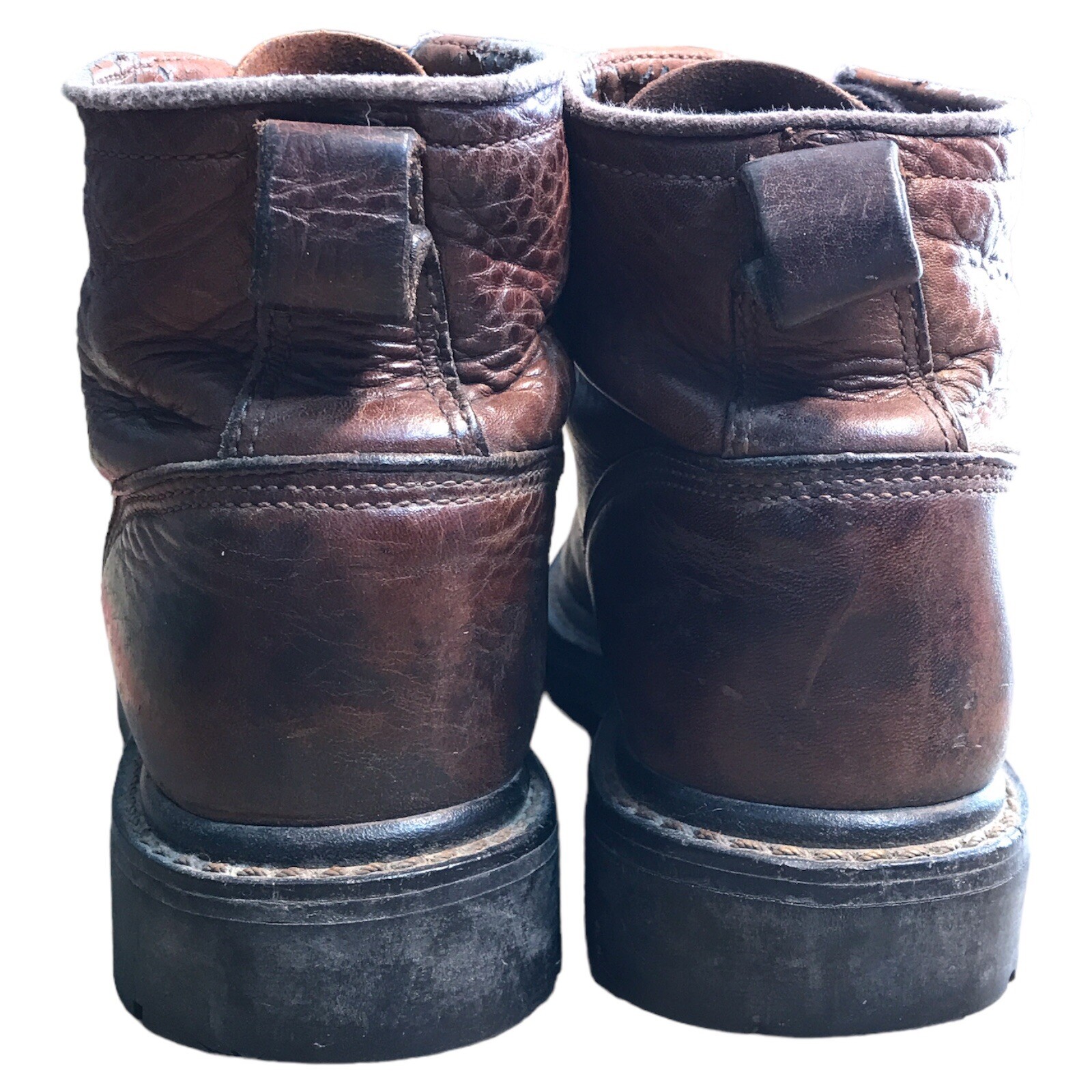 Ariat 31080 Brown Leather Kiltie Lace up Roper Work BOOTS Womens 6b for ...