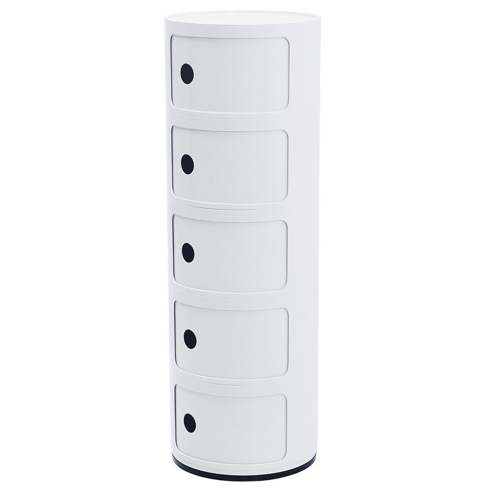 2/3/4/5 Drawers Round Storage Unit Bathroom Cabinet Chest Cupboard Side ...