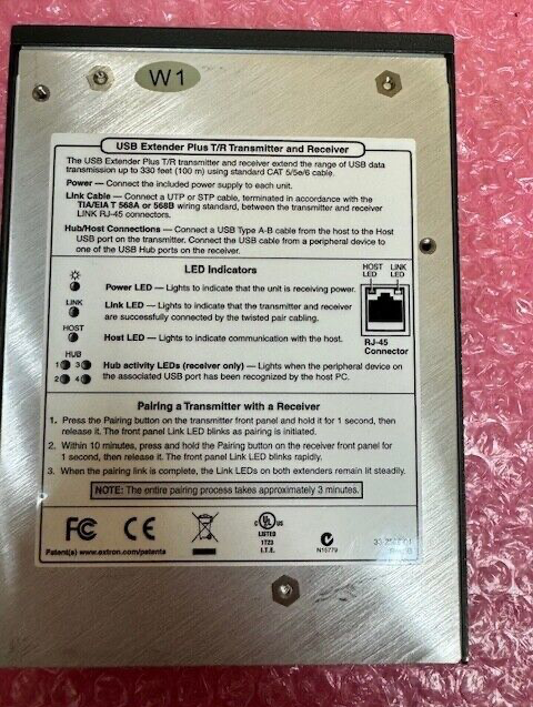 Extron USB Extender Plus T/R Transmitter and Receiver | eBay