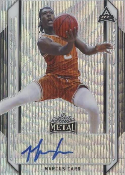 2021-22 Leaf Metal - Marcus Carr #BA-MC1 Silver Wave (AU, RC) for sale ...