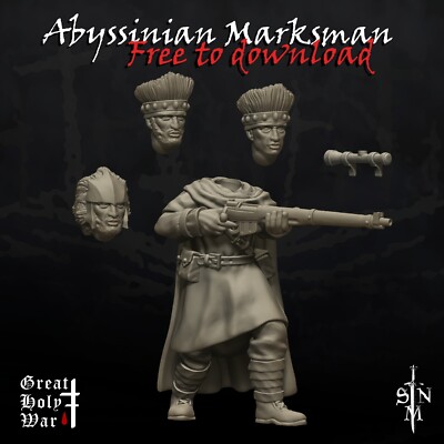 Abyssinian Marksman - Trench Crusader - Military Sniper Gunsman - Iron ...