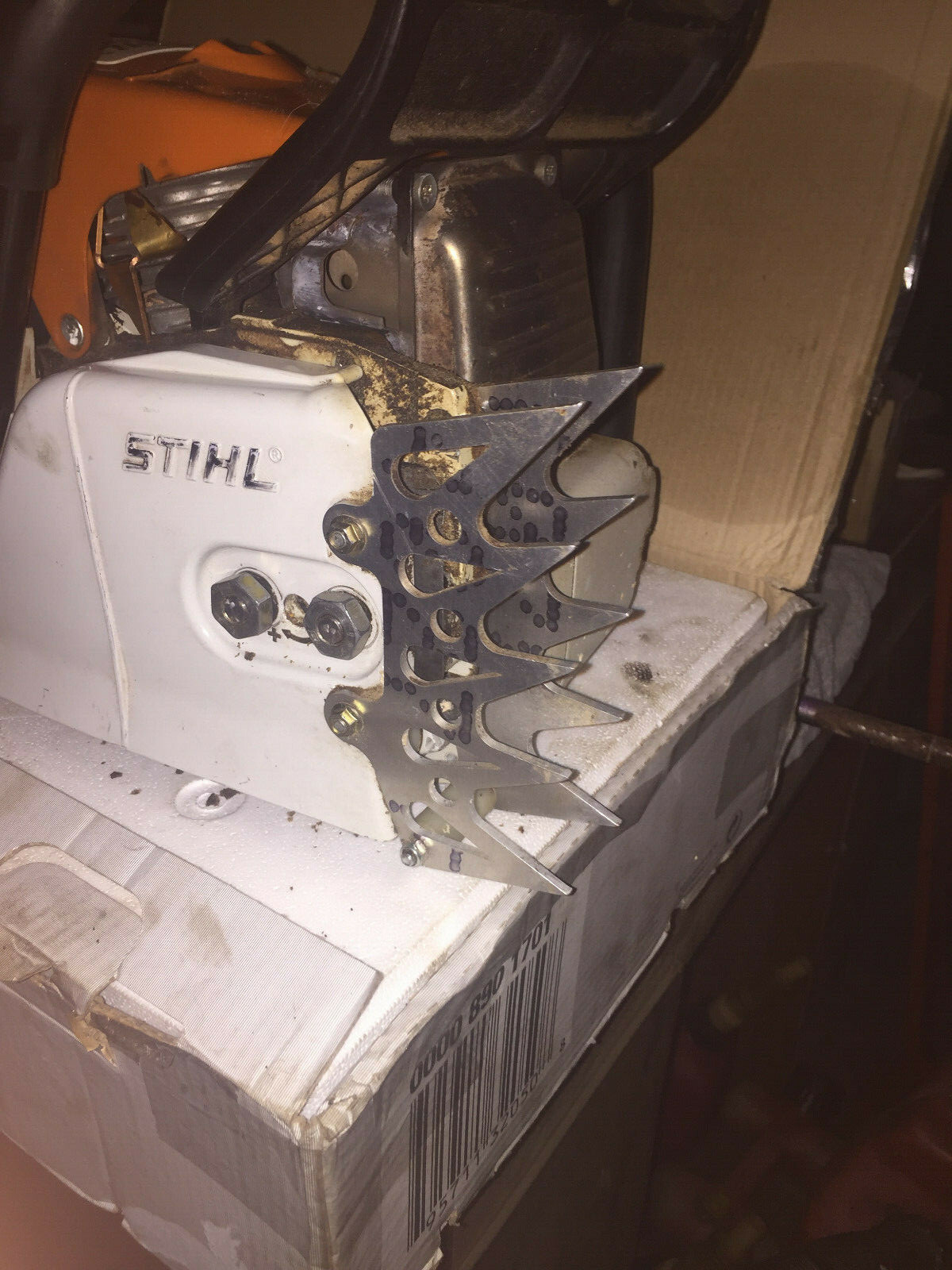 Stihl 064 065 bucking dog dawg spike Aluminum skeletonize custom laser ...