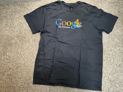 Google Logo Employee Tee T-Shirt Gray Cotton Men's Women's Unisex XL ...