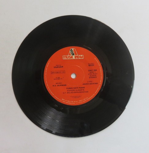 Saagar 1985 Rishi Kapoor R. D. Burman Bollywood Rare Vinyl Ep 7" Record ...