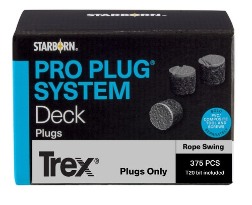 Pro Plug System for Trex Rope Swing Decking, 375 Plugs for 100 sq ft | eBay