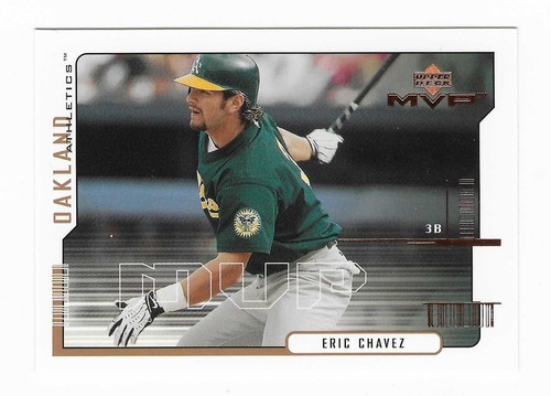 2000 Upper Deck MVP Eric Chavez Oakland Athletics Baseball Card #18 HOF ...