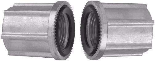 MYERS HUBS STTTBA-5, Bulkhead Fitting, 1-1/2", FPT, Aluminum, 2-Piece ...