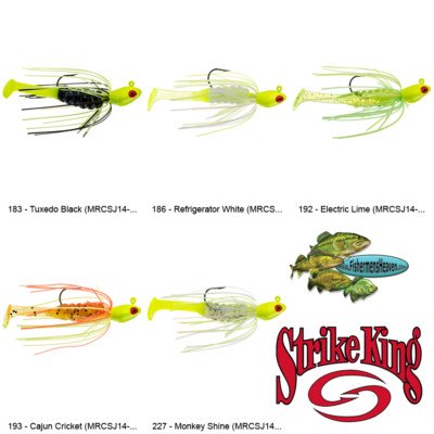 Strike King Mr Crappie Swim Jig Krappie Kicker 1/4oz (MRCSJ14) Any 5 ...