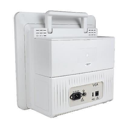 15 Inch Screen Patient Monitor ECG NIBP RESP TEMP SPO2 Portable Device ...