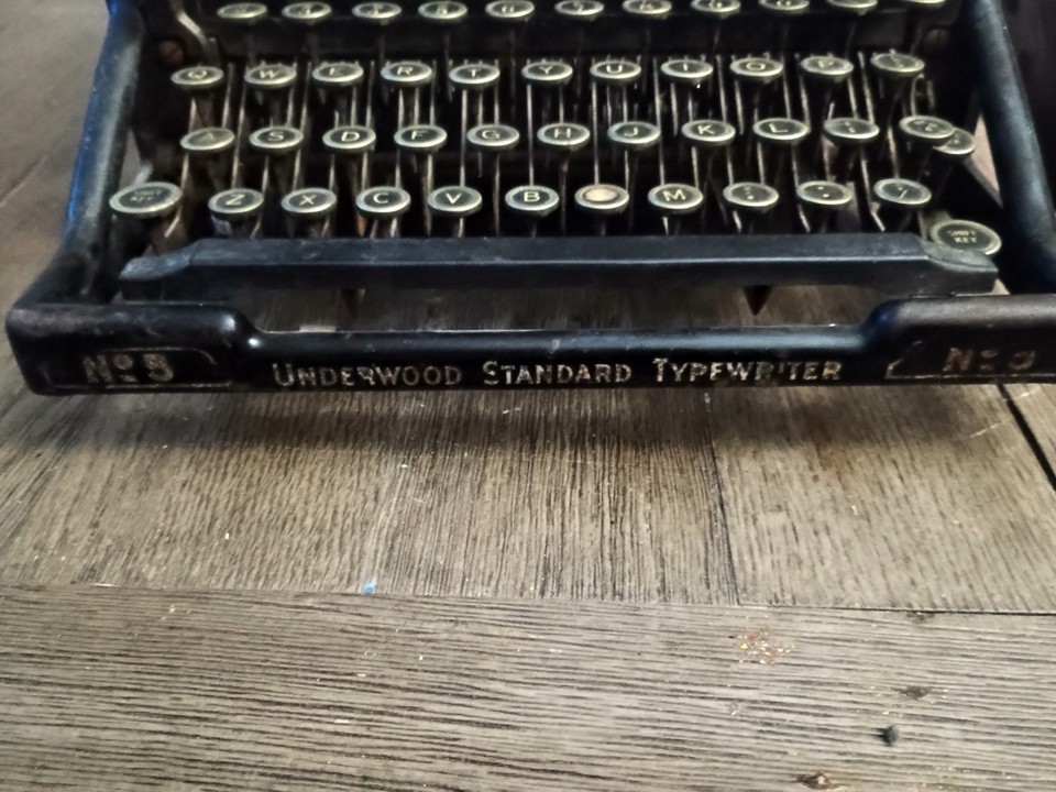 Antique Underwood No 5 Standard Typewriter Early 1900s Works 2468951-5 ...