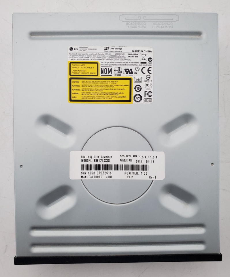 LG SUPER MULTI BLUE DATA STORAGE BLU-RAY DISC BD-ROM/DVD REWRITEABLE ...