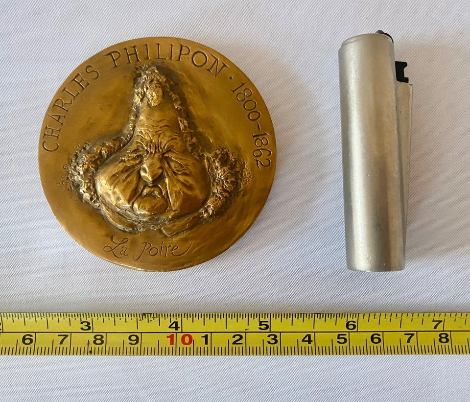 Medal Ronald Searle CHARLES PHILIPON King Louis Philipe of France ...