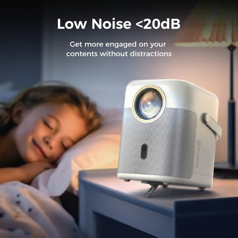 Vertical Mini 4K Projector 40000LMS 1080P 5G WiFi Bluetooth Video Home ...