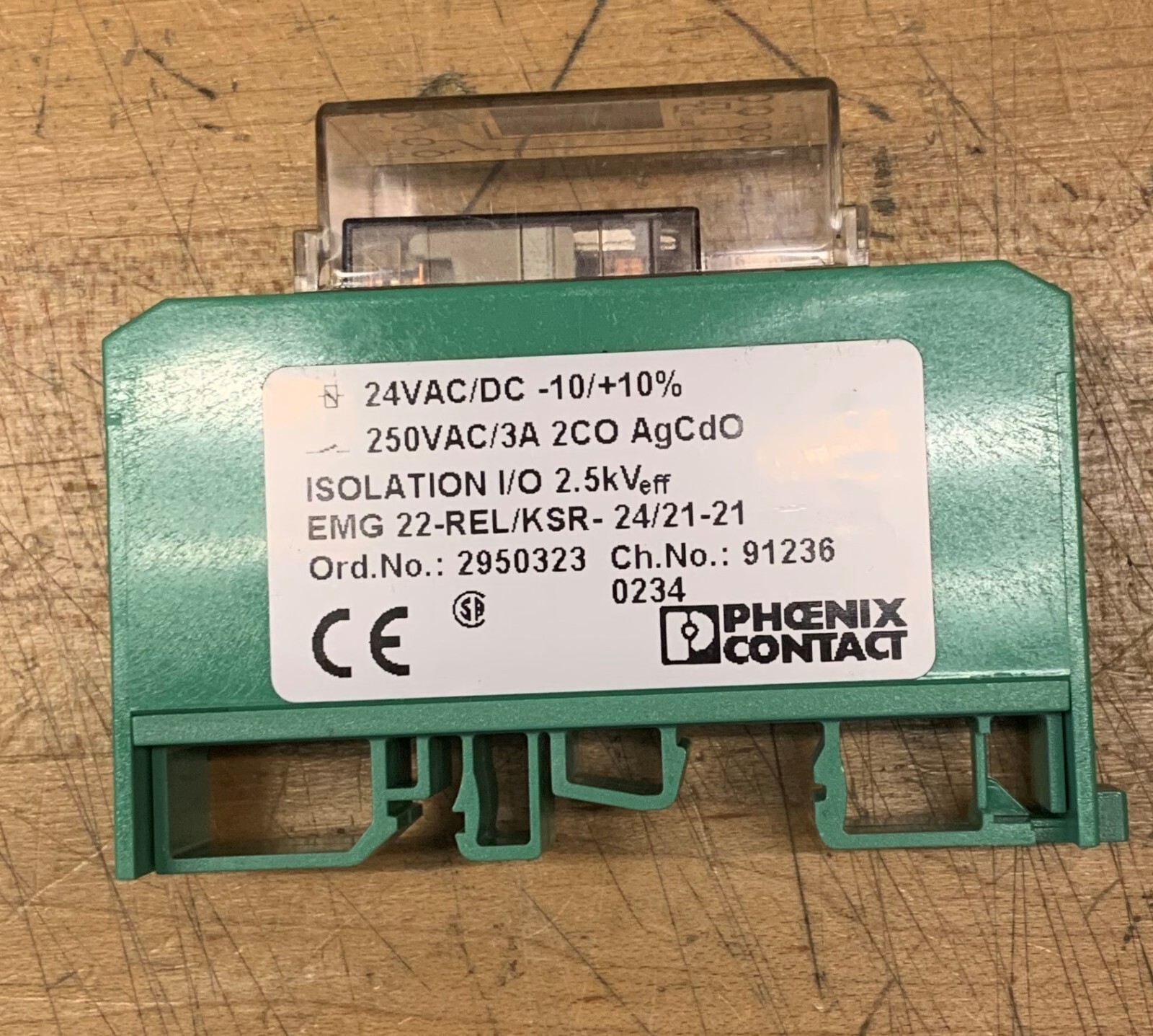 Phoenix Contact EMG 22-rel/ksr-24/21-21 Relay Module Schrack RP 420024 ...