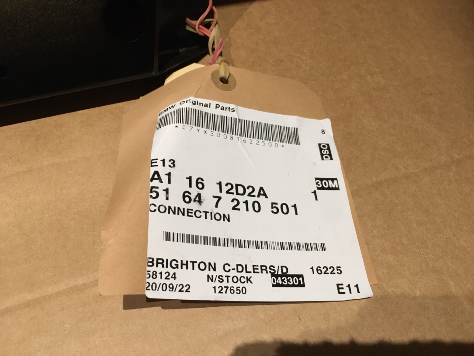 BMW X3 F25 Front Upper Connection Joint 51647210501 Genuine for sale ...