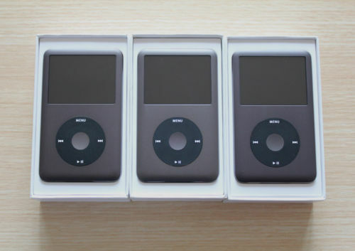NEW, Apple iPod Classic 7th Gen 120GB/160GB Black/ Silver MP3 - Retail ...