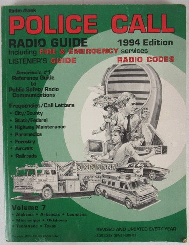 Radio Shack Police Call Radio Guide 1994 Southeast Fire & Emergency B3 ...