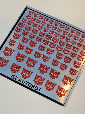 Transformers G2 AUTOBOT INSIGNIA STICKERS. FOIL VERSION | eBay Australia