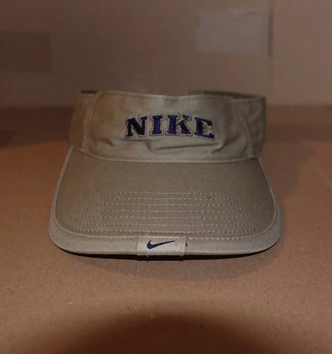 Vintage Nike Pro Classics Visor Hat Khaki/Beige Spell out Adjustable | eBay