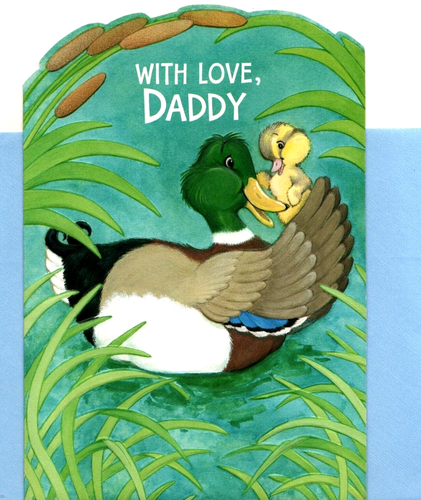 Happy 1st Father's Day Dad Duck Ducks New Baby Duckling Hallmark ...