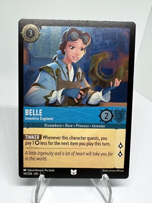 2023 Disney Lorcana. Belle Inventive Engineer foil Uncommon 141/204 | eBay