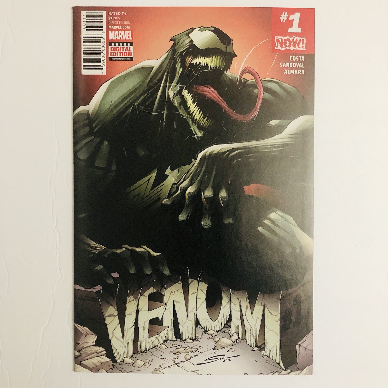 Marvel Comics Venom #1 Origin & 1st App of Lee Price New Venom Sandoval ...