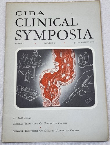 CIBA Clinical Symposia Book Frank Netter M.D. Illustrations 1955 July ...