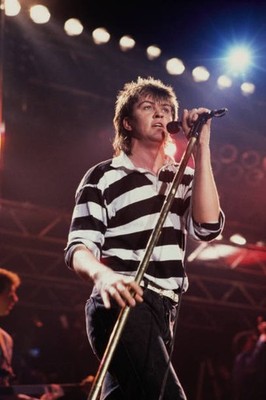 pop singer Paul Young performing at Wembley Arena London 12th Dece- Old ...
