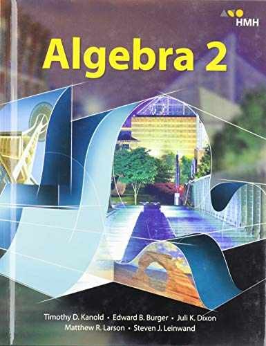 Hmh Algebra 2: Student Edition - Hardcover, by Houghton Mifflin ...