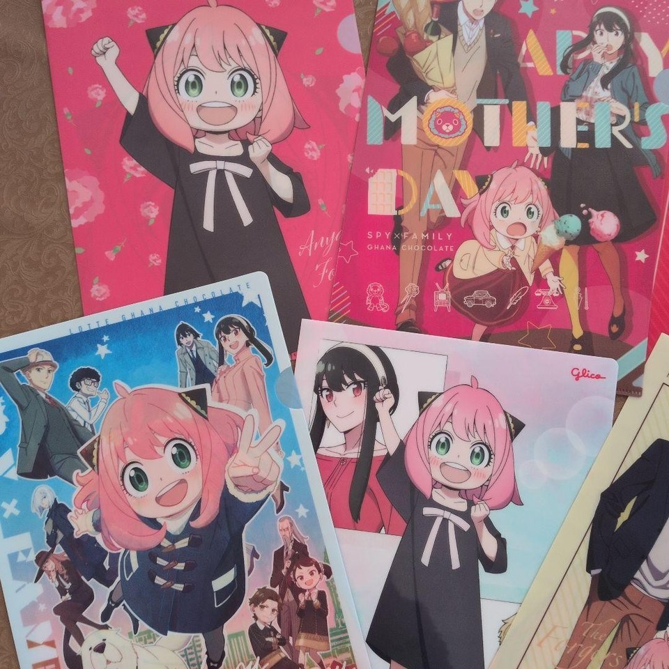 SPY×FAMILY Anya Clear File Set 6 Pc Used Great Condition, Minor Wear ...