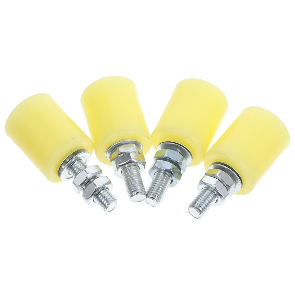 2 Pieces Rail Gate Rollers Nylon Electric Wheel Guide for Sliding Patio ...