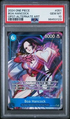 2024 One Piece OP07 #051 Boa Hancock Alt Art PSA 10 | eBay