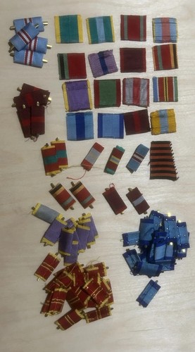 WW2 Soviet Russian Military Badge Pin Ribbons | eBay