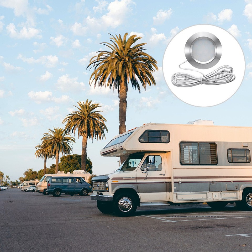 Recessed Light 12v 12-LED Downlight For Car Trailer Camper Yacht ...