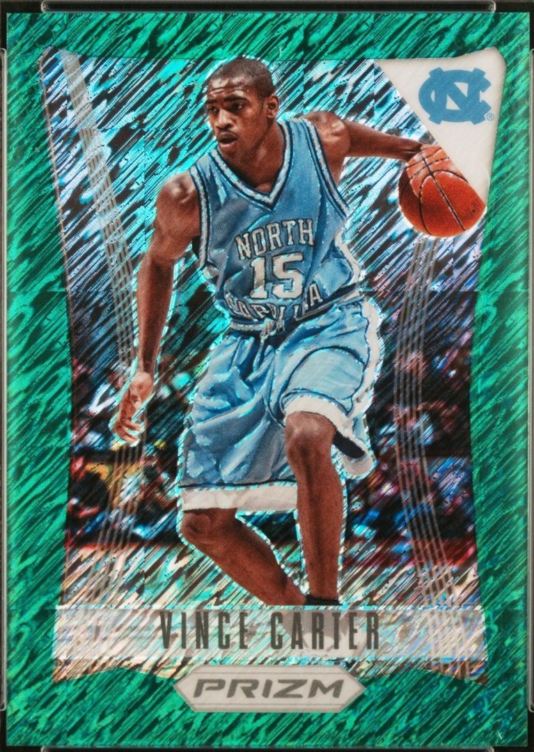 2021-22 Panini Prizm Draft Picks - Flashback Vince Carter #11 Green ...