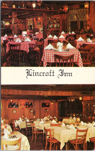 Lincroft Inn, Lincroft, New Jersey - Dual View Chrome Postcard ...
