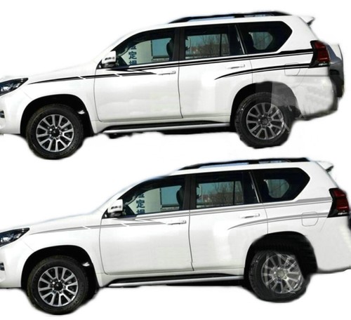 Graphics Waist Line Stripe Sticker Kit For Toyota PRADO LAND CRUISER ...