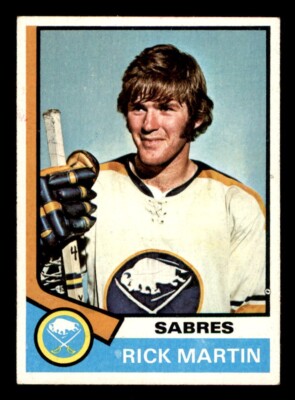 1974 Topps Hockey #190 Rick Martin EX/MT | eBay
